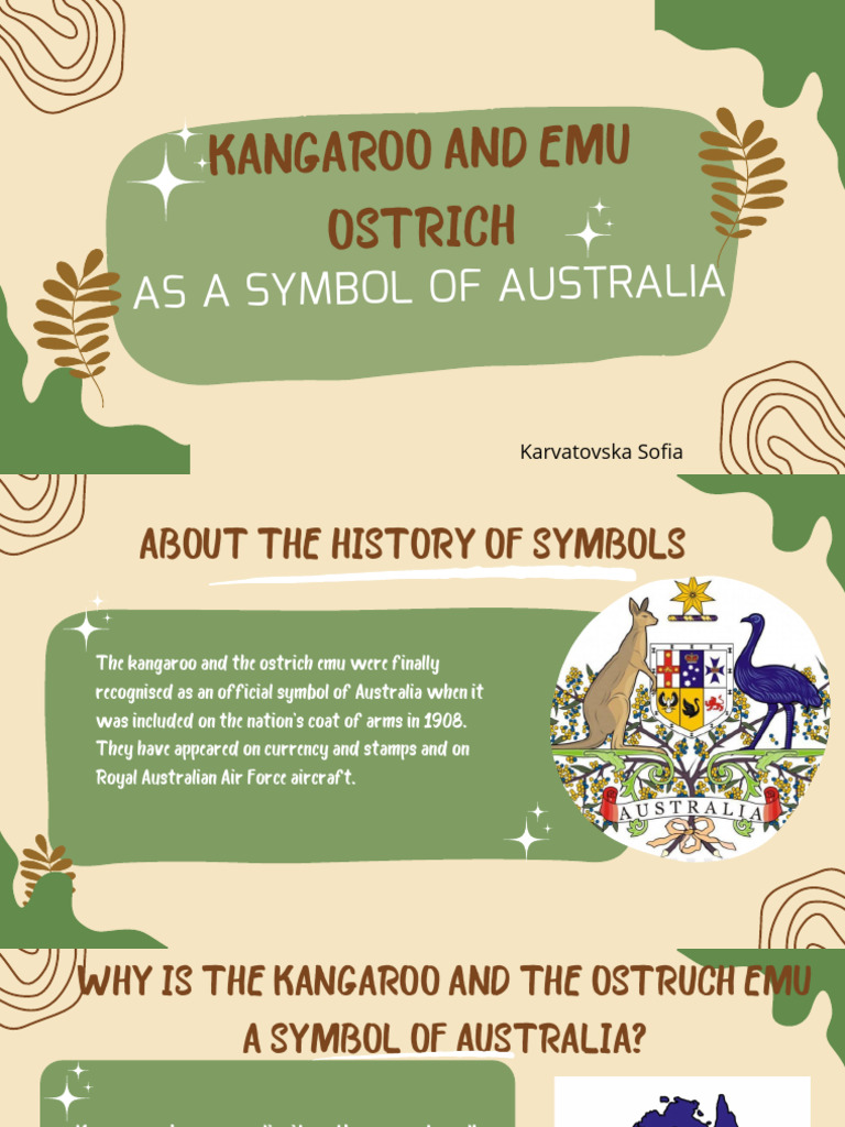 Kangaroo & Emu: Symbols of Australia | PDF