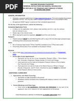 Tongan Passport Application Form | PDF | Justice | Crime & Violence