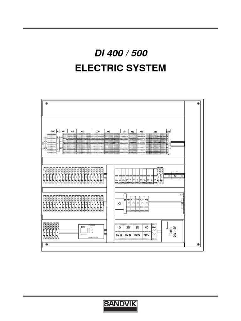 Sandvik di_400 | PDF | Switch | Fuse (Electrical)