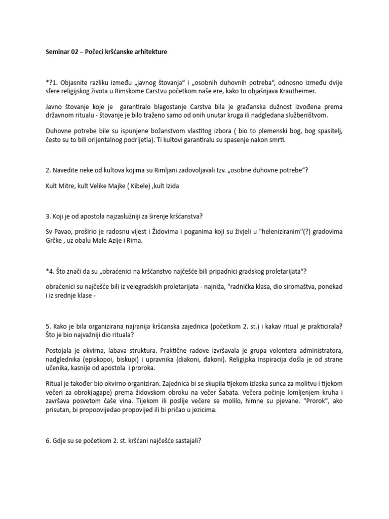 Seminar - 01 Kasna Antika | PDF