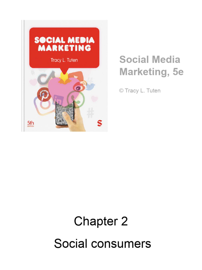 Tuten 5e PPT02 | PDF | Market Segmentation | Social Media