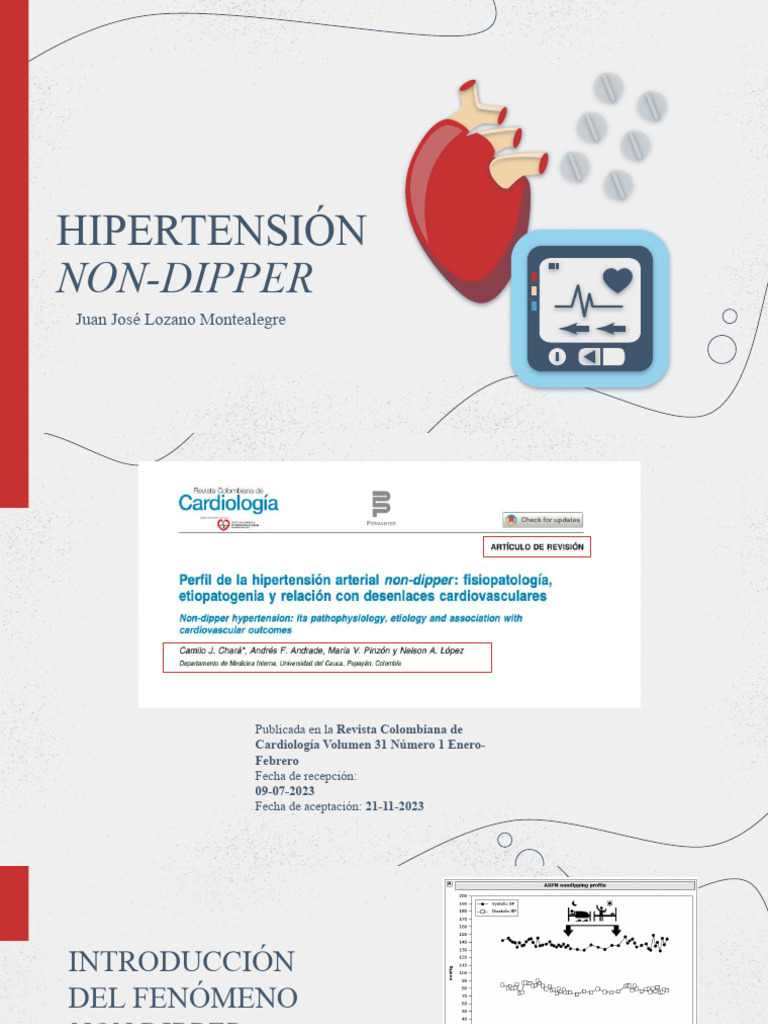 Hipertensión: Dipper vs Non-Dipper | PDF | Hipertensión ...