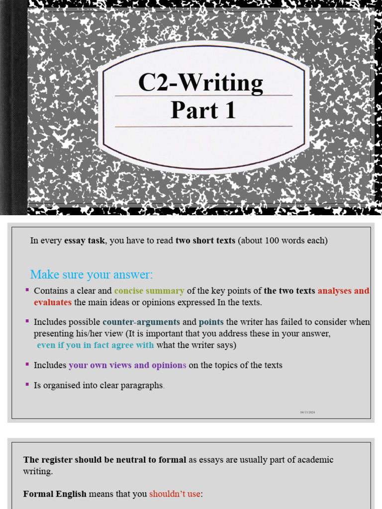 How To Write An Essay C2 | PDF | Traffic Congestion | Traffic