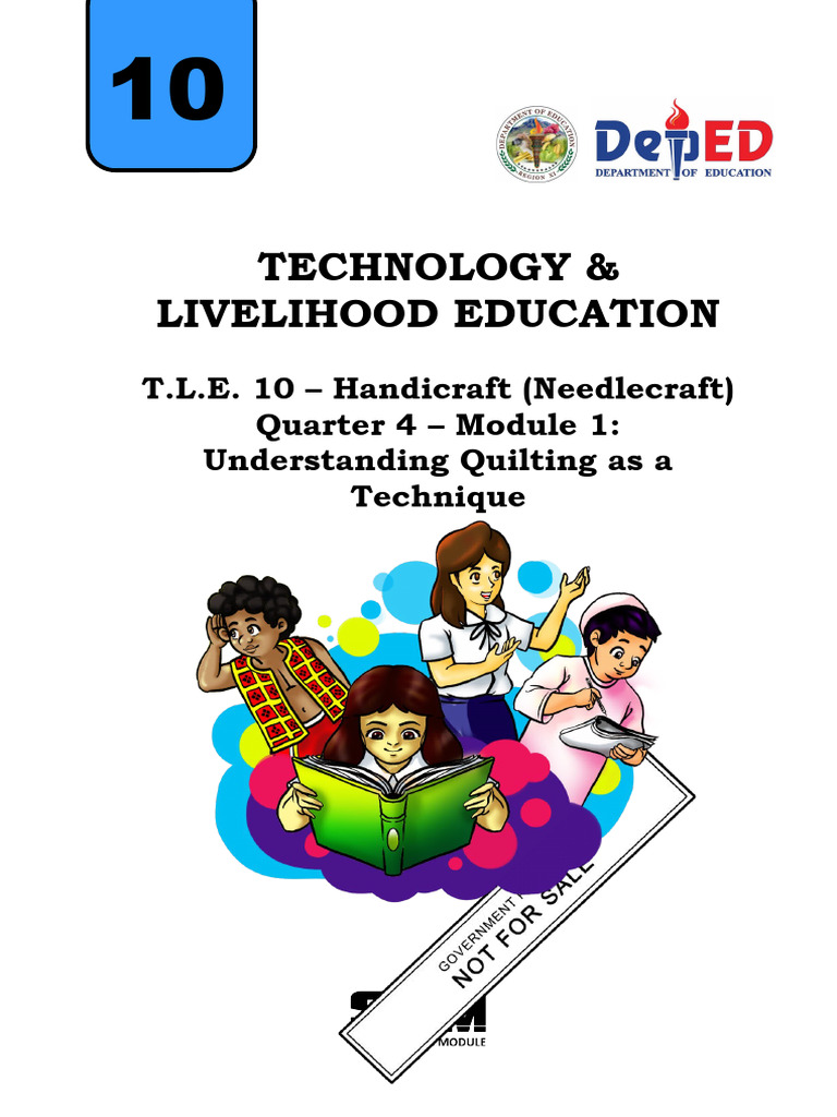 Corrected TLE 10 Needlecraft Quarter 4 Module 1 1 | PDF | Quilt | Quilting
