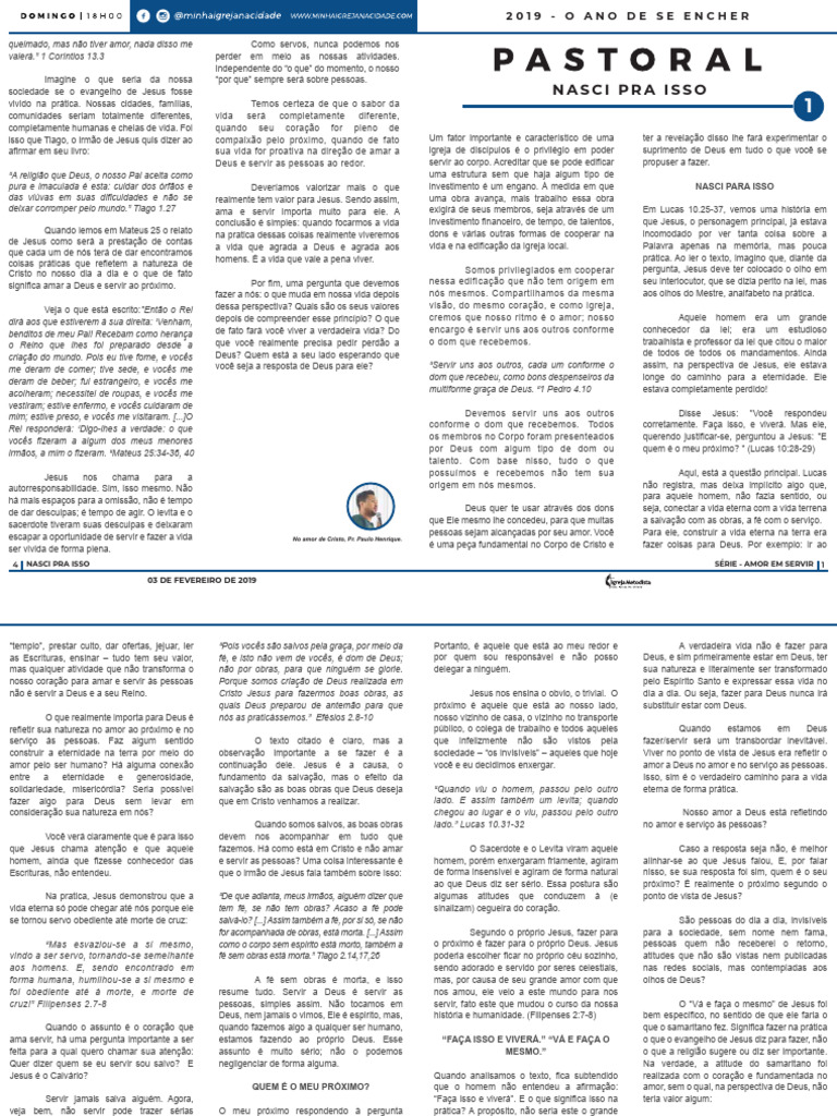 #01 - Nasci para Isso - Compress | PDF | Amor | Jesus