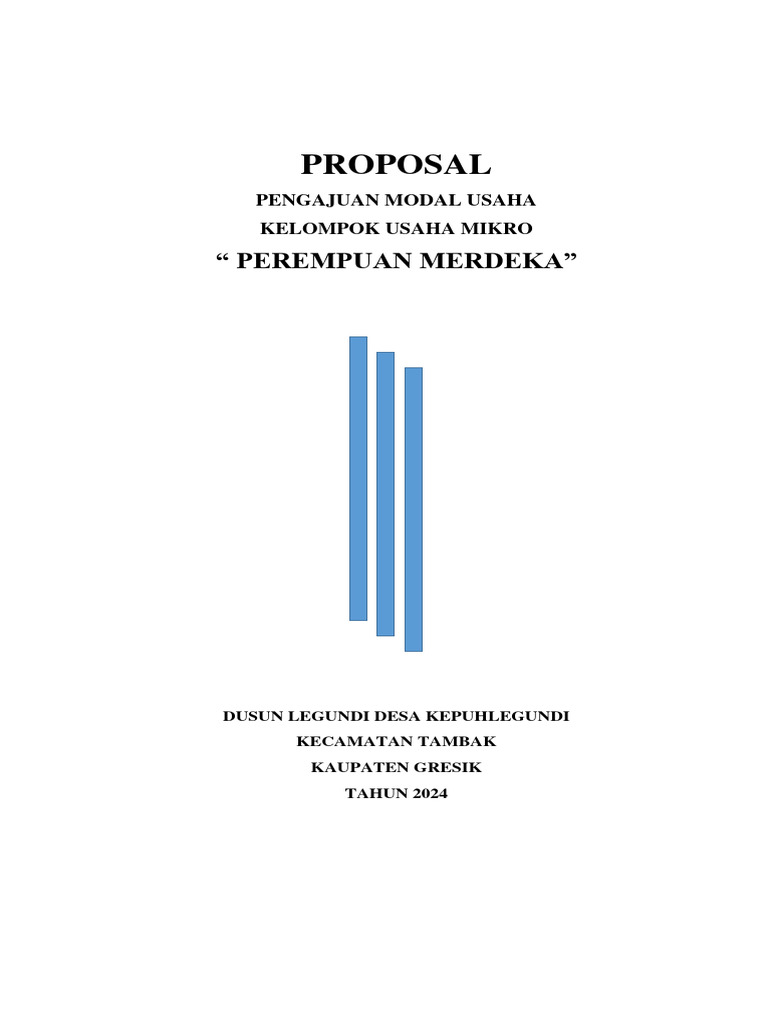Proposal Kum-Perempuan Merdeka | PDF