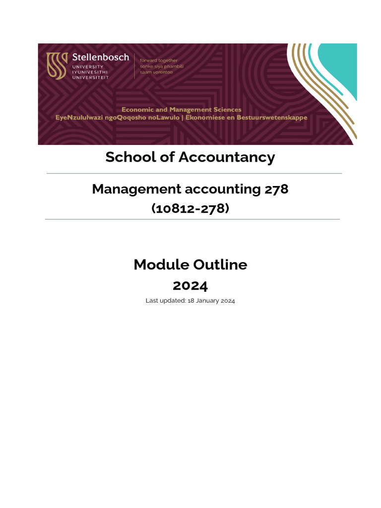 2024 English Module Framework MA278 | PDF | Educational Assessment | Risk Management