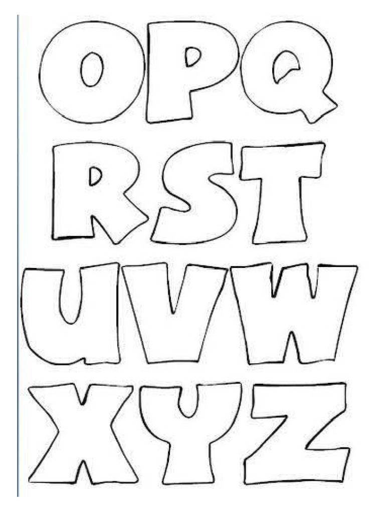 moldes de letras | PDF