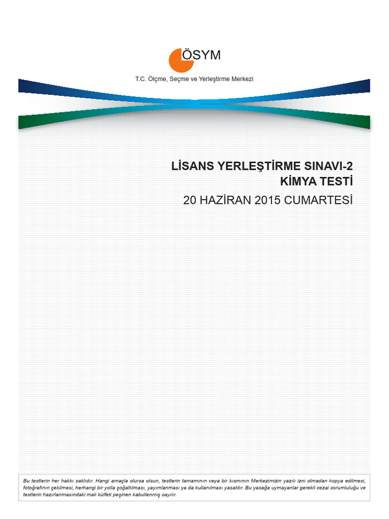 2015_LYS_2_Kimya | PDF