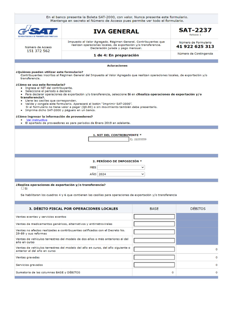 Iva General Sat-2237 | PDF
