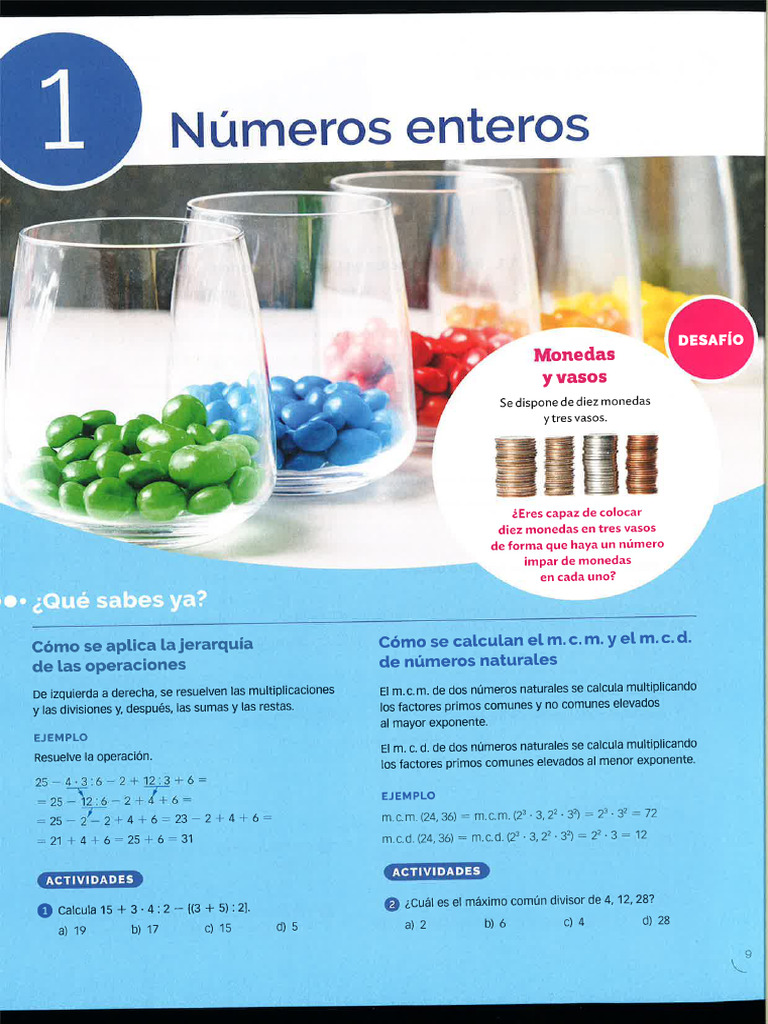 2ESO-Unidad 1-Numeros Enteros | PDF