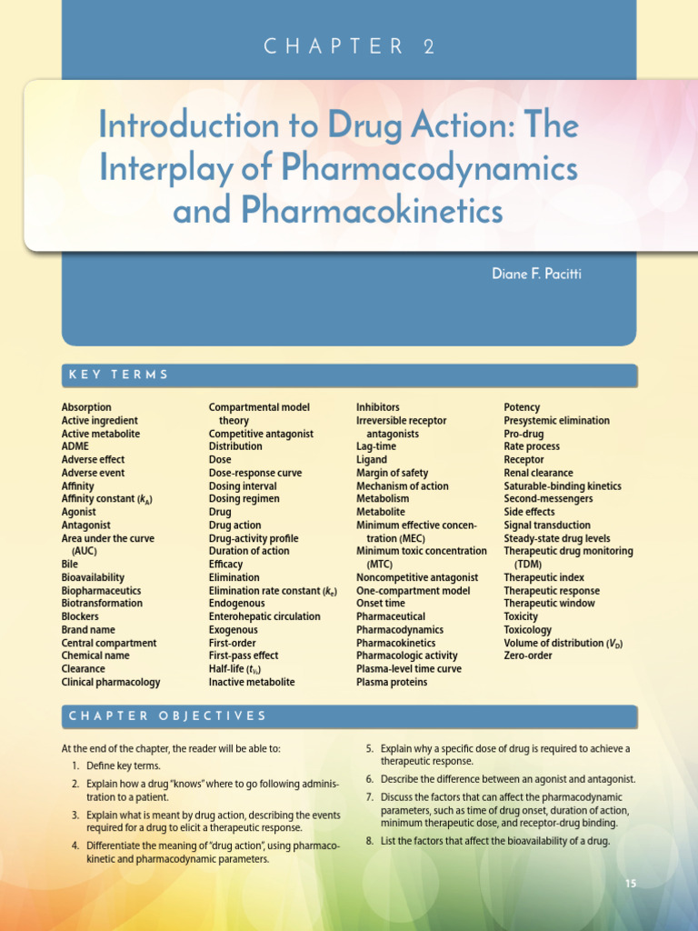 PN-Chapter 2-Introduction to Drug Action | PDF | Pharmacology | Generic Drug
