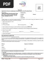 GPF Withdrawal Form | PDF