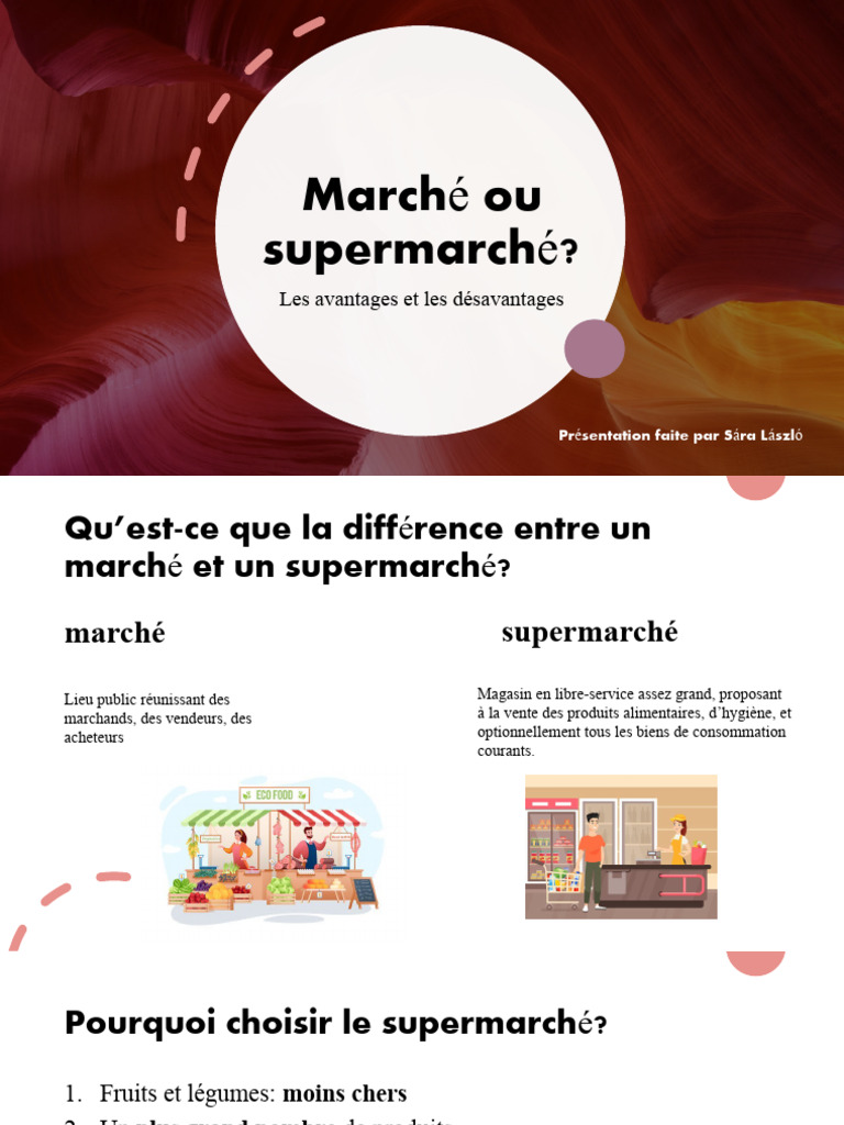 Marché Ou Supermarché | PDF | Supermarché