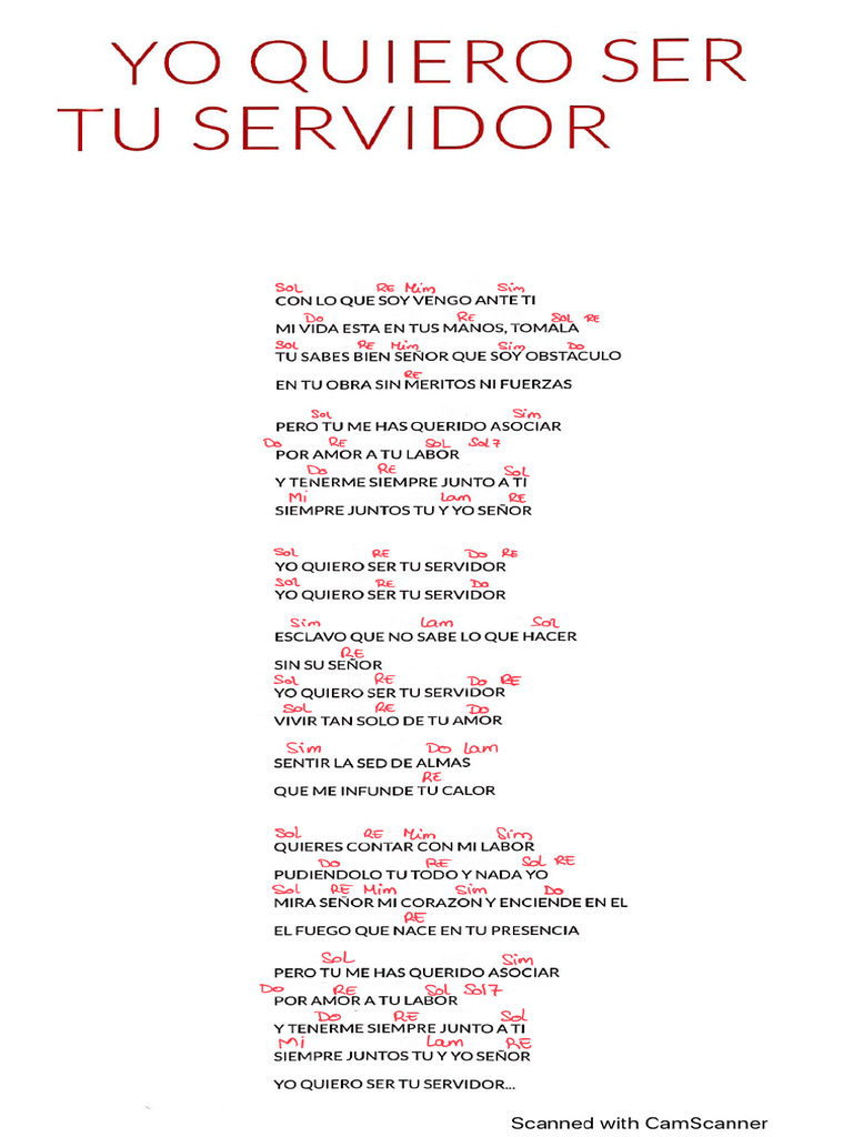 Yo Quiero Ser Tu Servidor-1 | PDF
