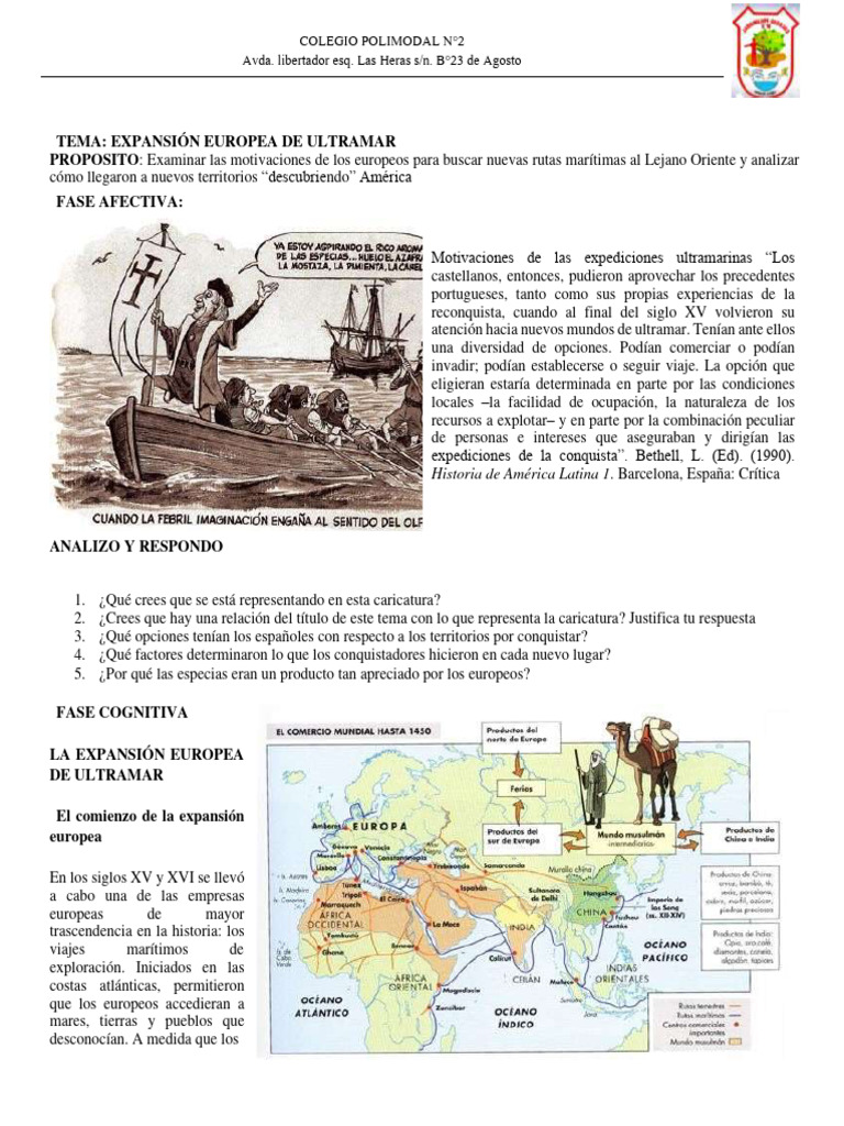 Expansión Europea de Ultramar-1 | PDF | Europa | Navegación Expansión Europea de Ultramar-1 | PDF | Europa | Navegación