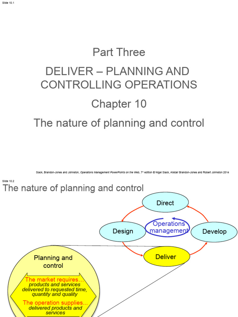 Chapter 10 Slides Ops Book | PDF | Operations Management | Microsoft Power Point