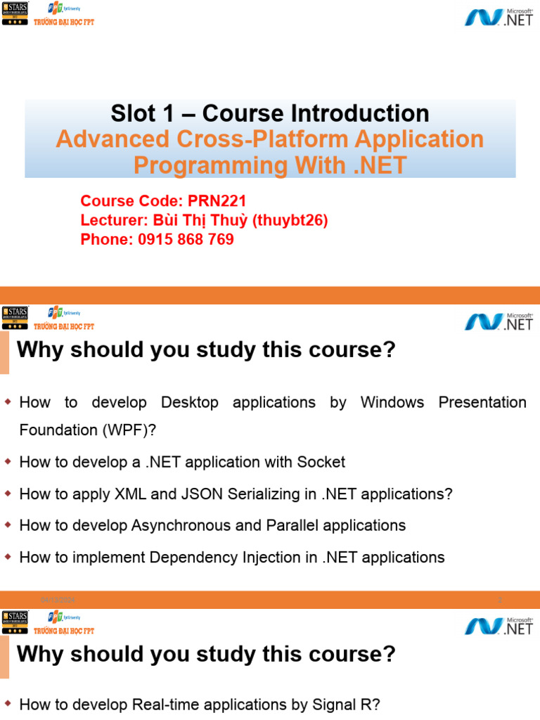 PRN221 - Slot 01 - 02 - 03 - Module 01 - Chapter 01 - Building Windows Presentation Foundation ...