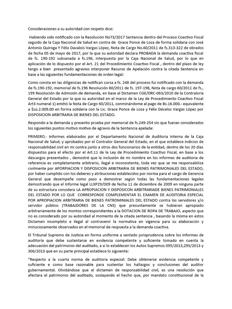 Ejem Apleacion Coact | PDF | Auditoría | Regulación