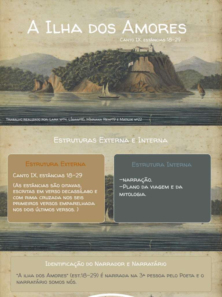 A Ilha Dos Amores (Canto IX, Est.18-29) | PDF | Amor | Mitologia grega