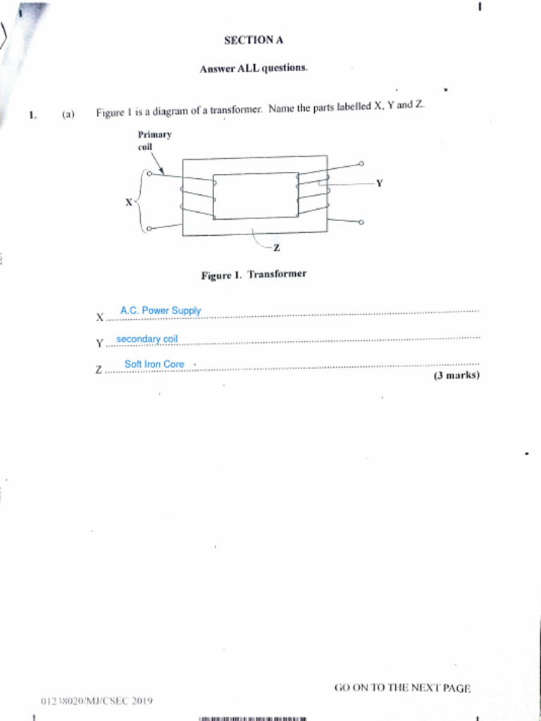 CSEC Physics P2 2019 | PDF