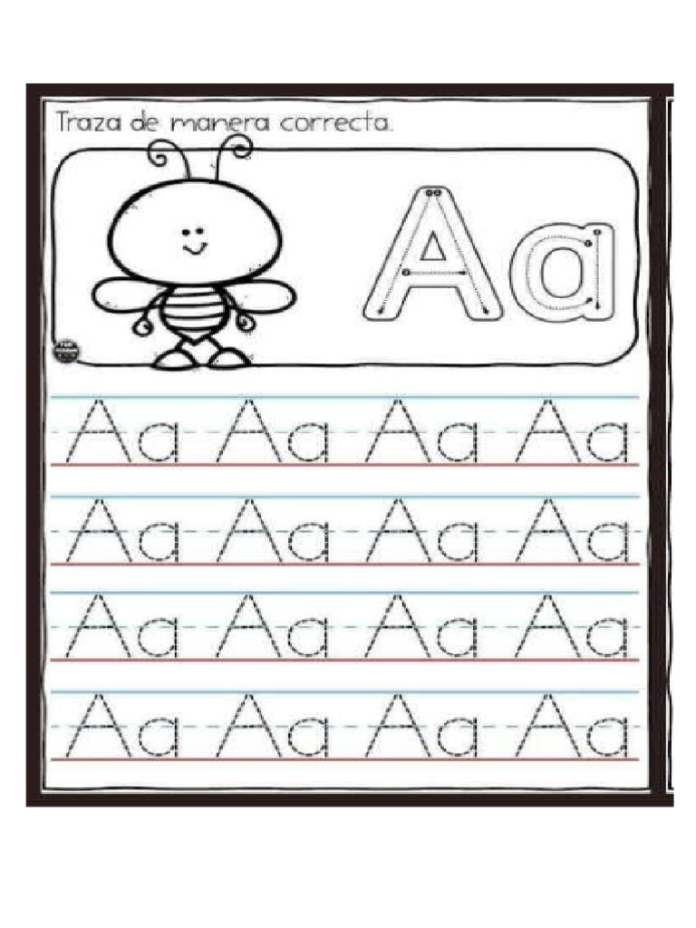 Actividades Del Abecedario | PDF