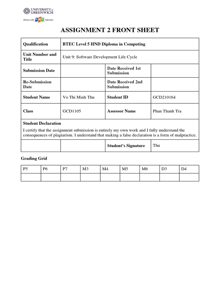 Asm2 1631 | PDF | Computing | Information Technology