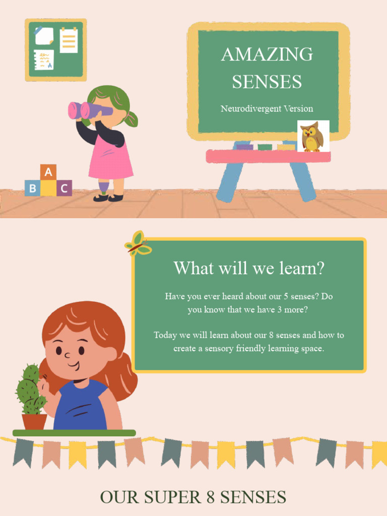 Colorful Hand Drawn 8 Senses Presentation | PDF | Senses ...