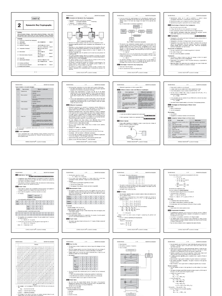 Encryption and Decryption Algorithms | PDF | Encryption | Key (Cryptography)