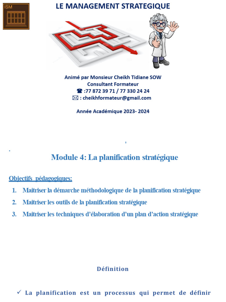 Planification Stratégique Efficace | PDF | Gestion stratégique | Business