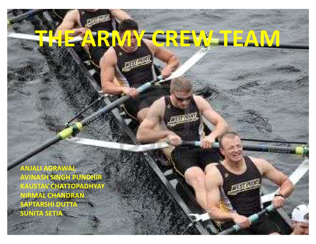 The Army Crew Team | PDF