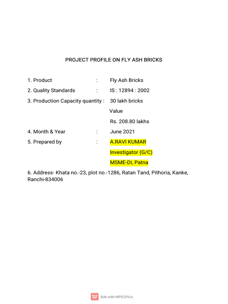 Project Sample | PDF