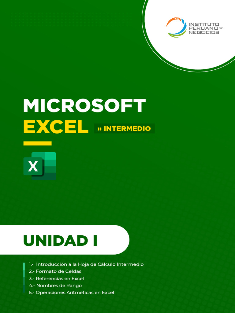 EXCEL INTERMEDIO | PDF | Microsoft Excel | Hoja de cálculo
