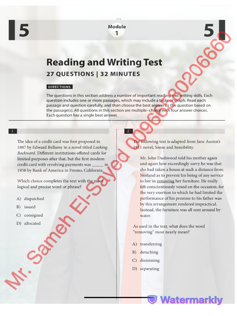 Mock Exam P5 M1 | PDF