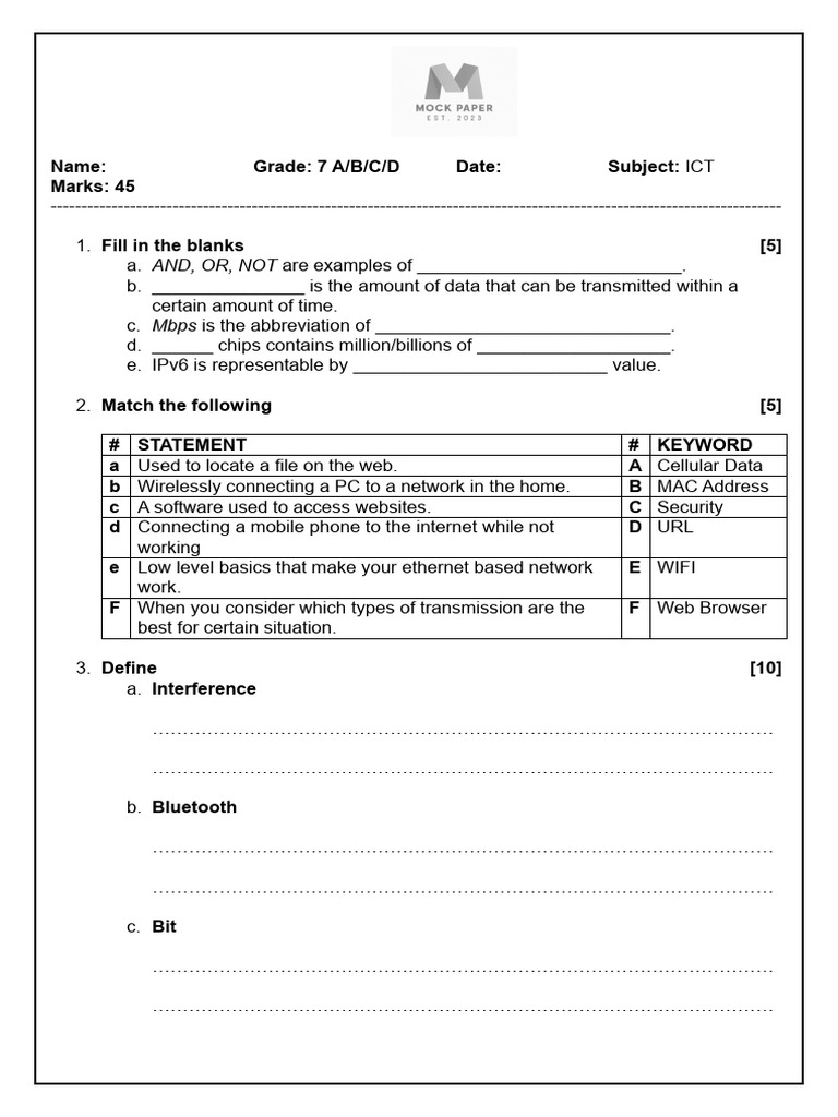 ICT_G7_FA4 | PDF | Computer Network | Domain Name