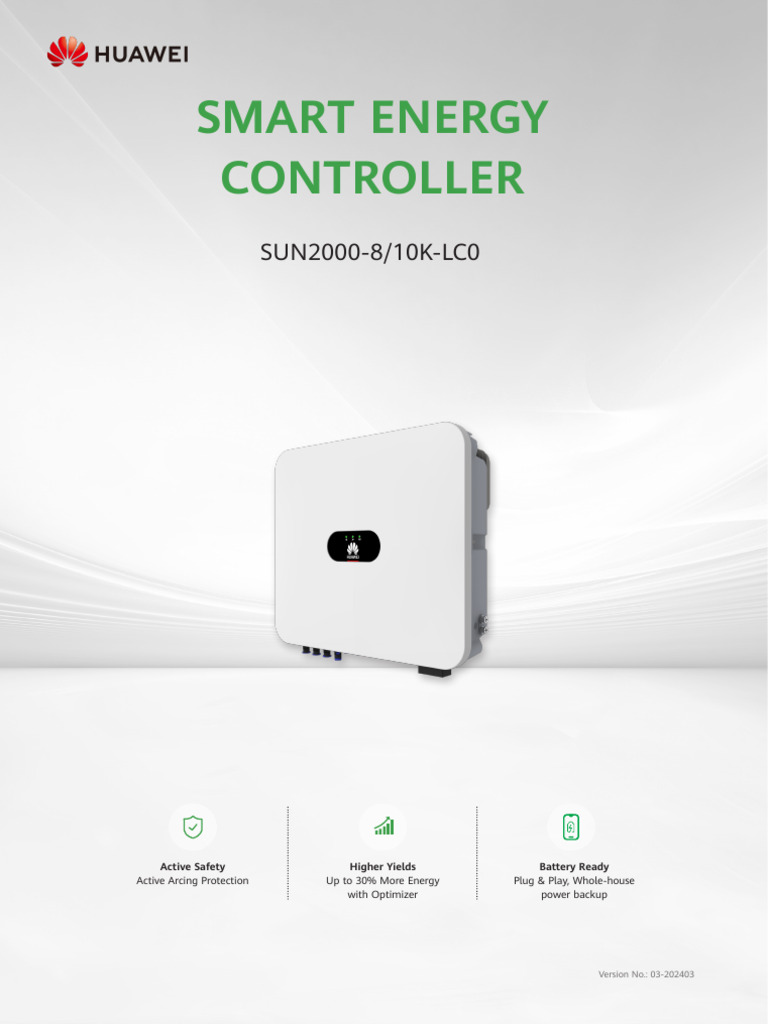 SUN2000 8 - 10K LC0 Datasheet | PDF | Alternating Current | Electrical ...