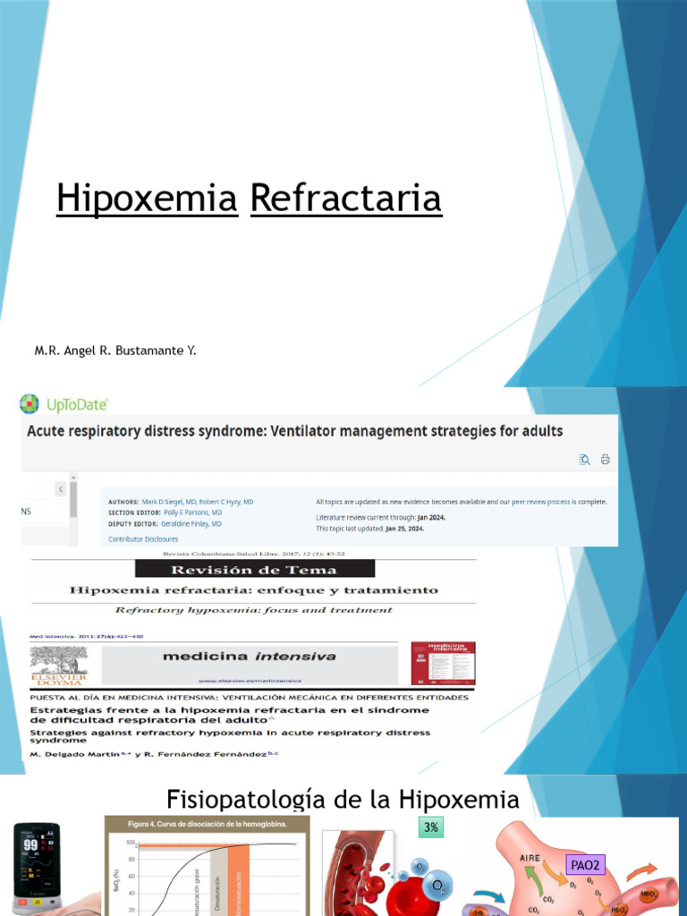 Hipoxemia Refractaria: Fisiopatología y Manejo | PDF | Neumología ...