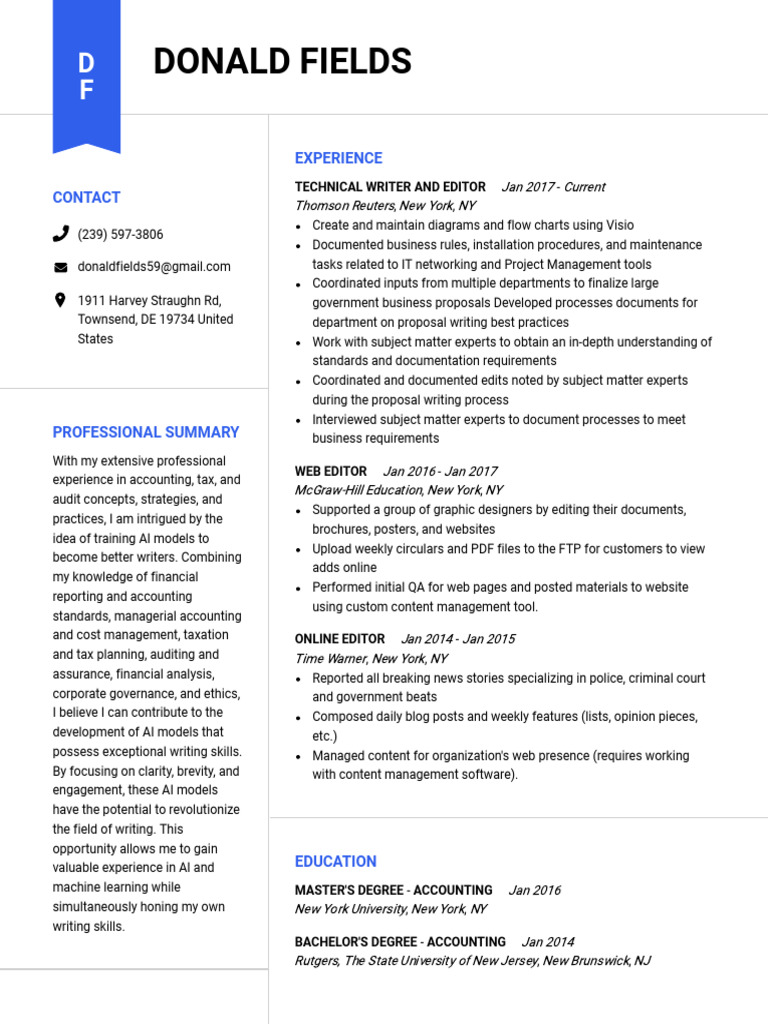 SANDRA Resume 5 | PDF | Accounting | Artificial Intelligence