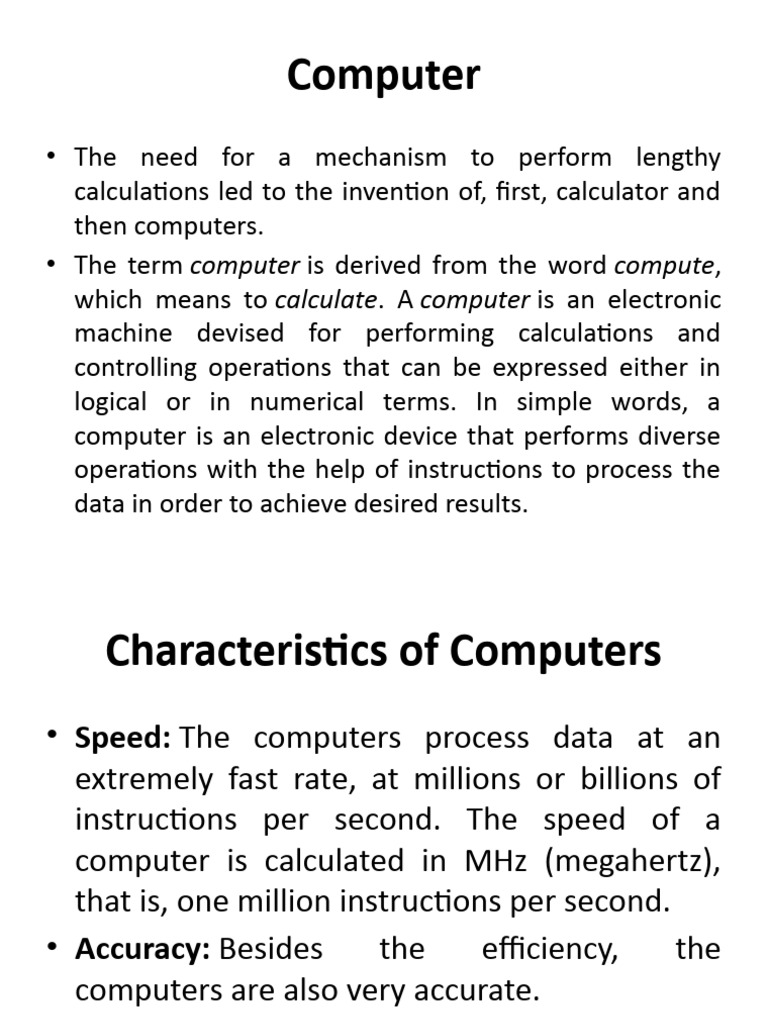 Generations, Classifications | PDF | Mainframe Computer | Personal Computers