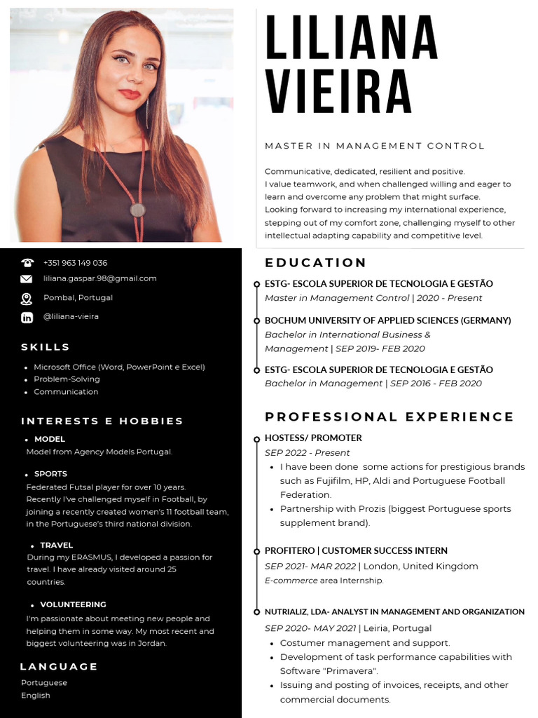 Cv Liliana Vieira | PDF | Computing