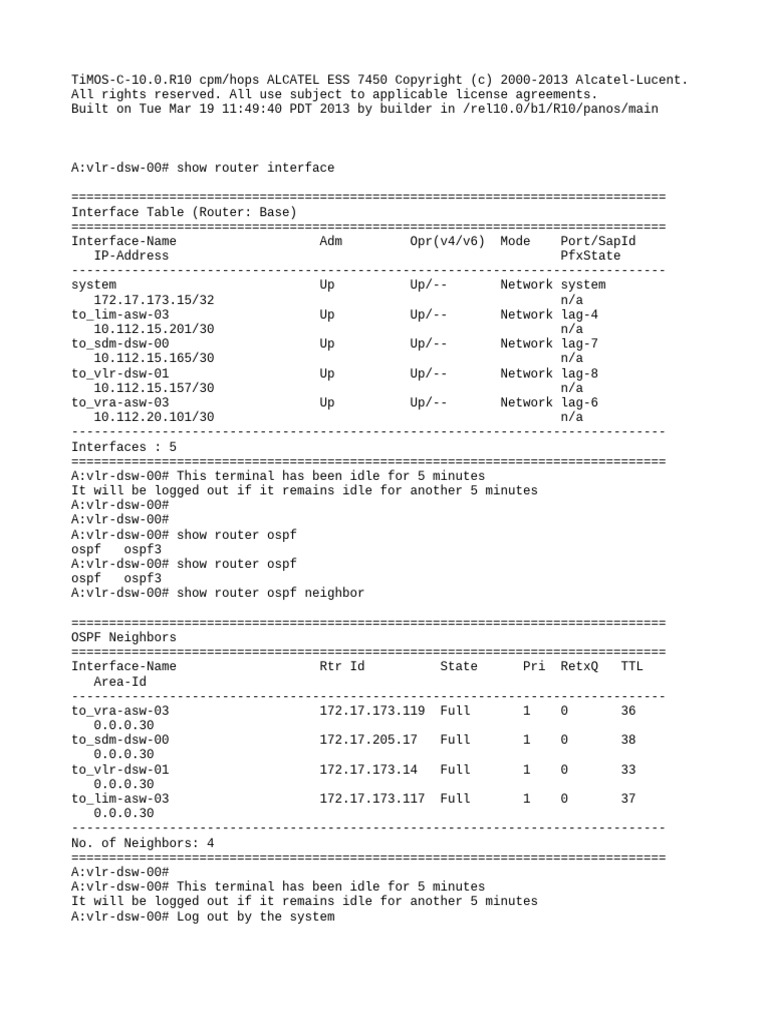 Ampliacion de Enlace VLR-DSW-00 VS Vras-Asw-03 de 5GB A 6BG | PDF ...