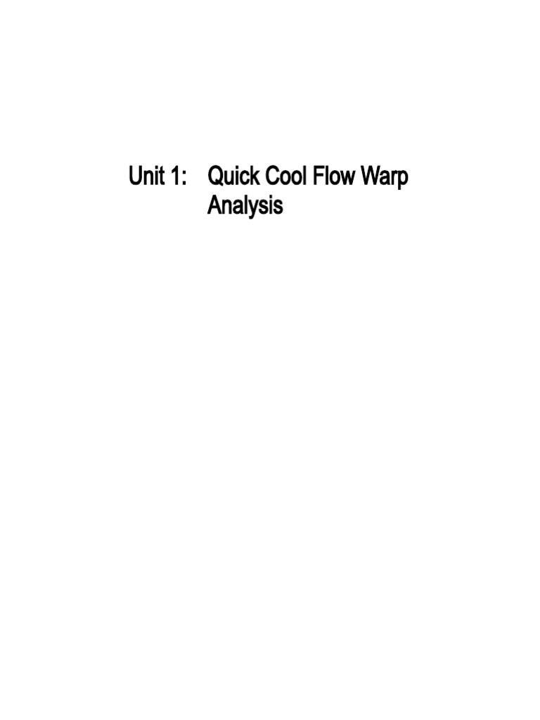 3 06 Quick Cool Flow Warp | PDF | Statistics | Double Click