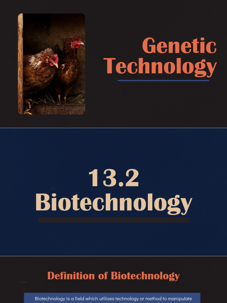 Biology Chapter 13 Biotechnology | PDF | Biotechnology | Biology
