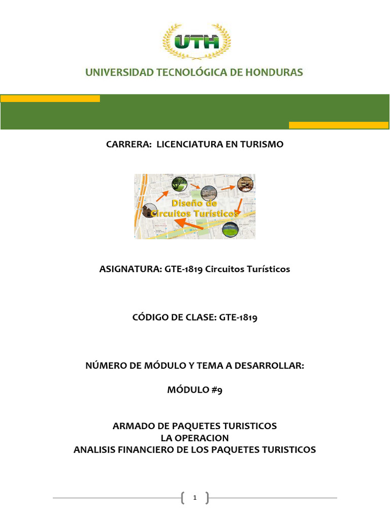 M%C3%93DULO+9+CLASE+DE+CIRCUITOS+TURISTICOS. | PDF | Oferta y demanda ...