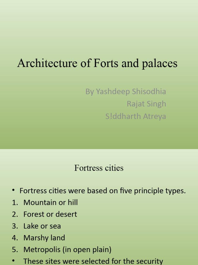 Architecture of Forts and Palaces | PDF | Architectural Design ...