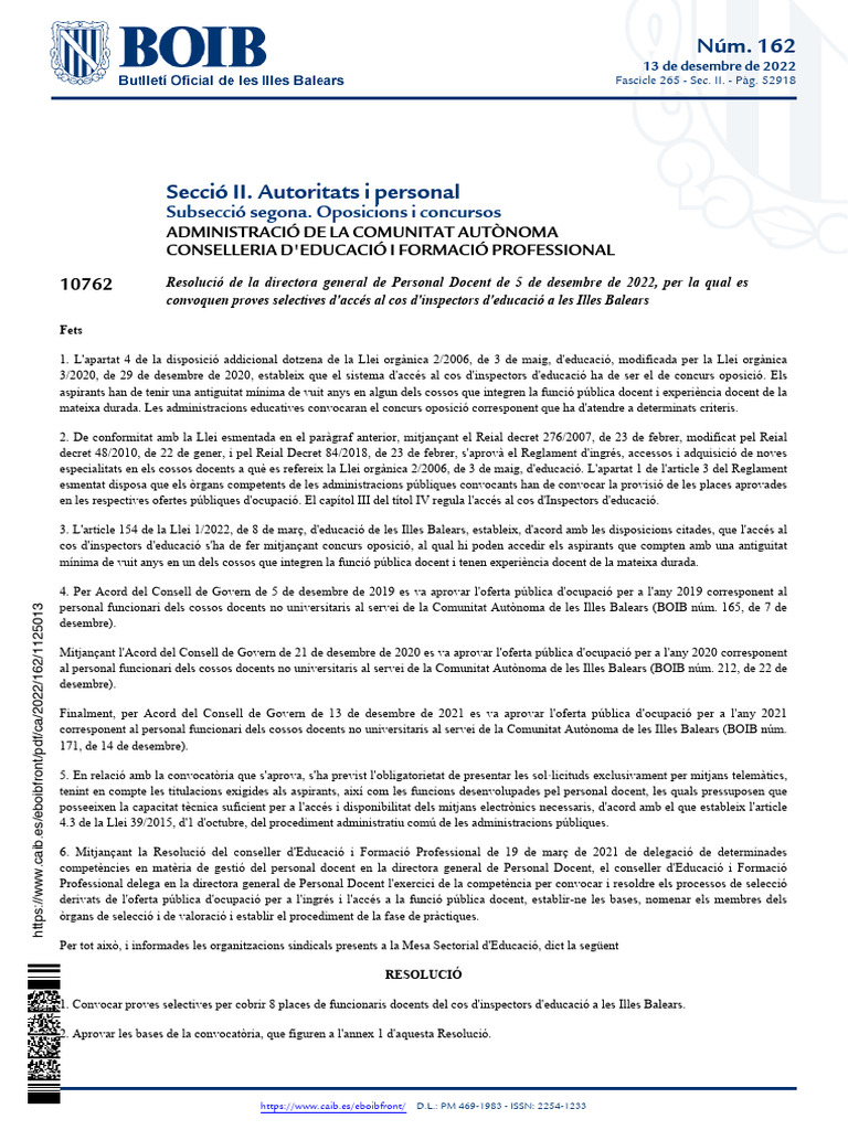 Boe Ieduc.2022 | PDF