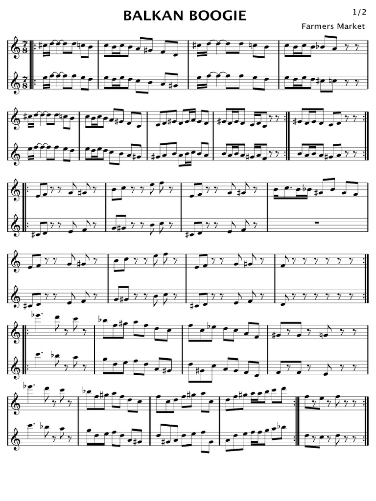 Balkan Boogie | PDF