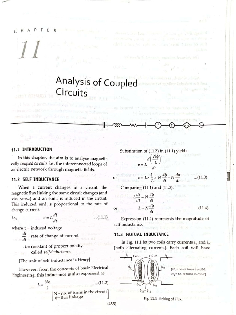 Magnetic Coupled Circuits | PDF