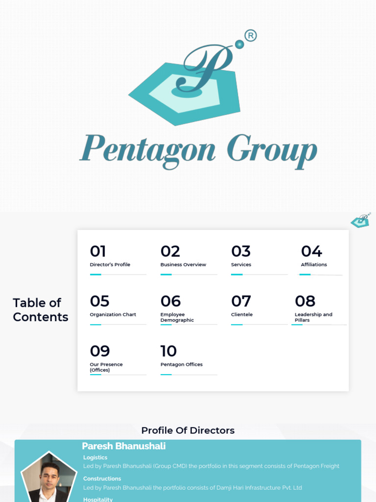 Pentagon Group: Logistics Solutions Overview | PDF | Cargo | Logistics