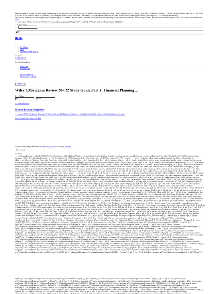 Wiley+CMA+Exam+Review+2022+Study+Guide+Part+1 - +Financial+Planning+ ...